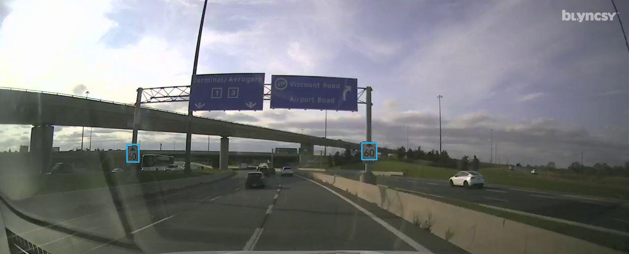 Canada National Highway System with Roadway Asset Detection